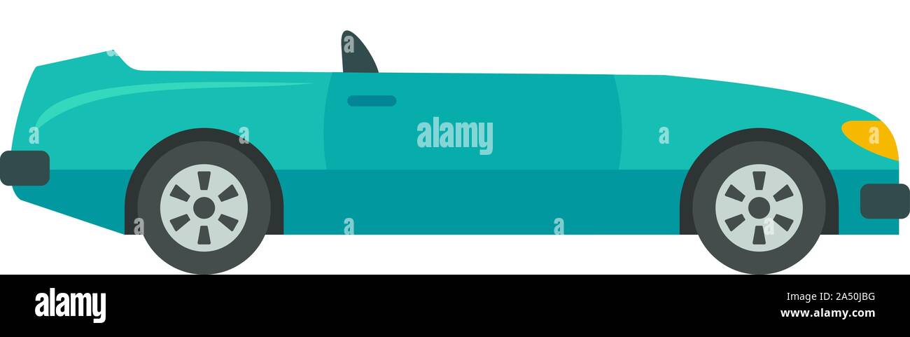 Sport cabriolet icon. Flat illustration of sport cabriolet vector icon ...