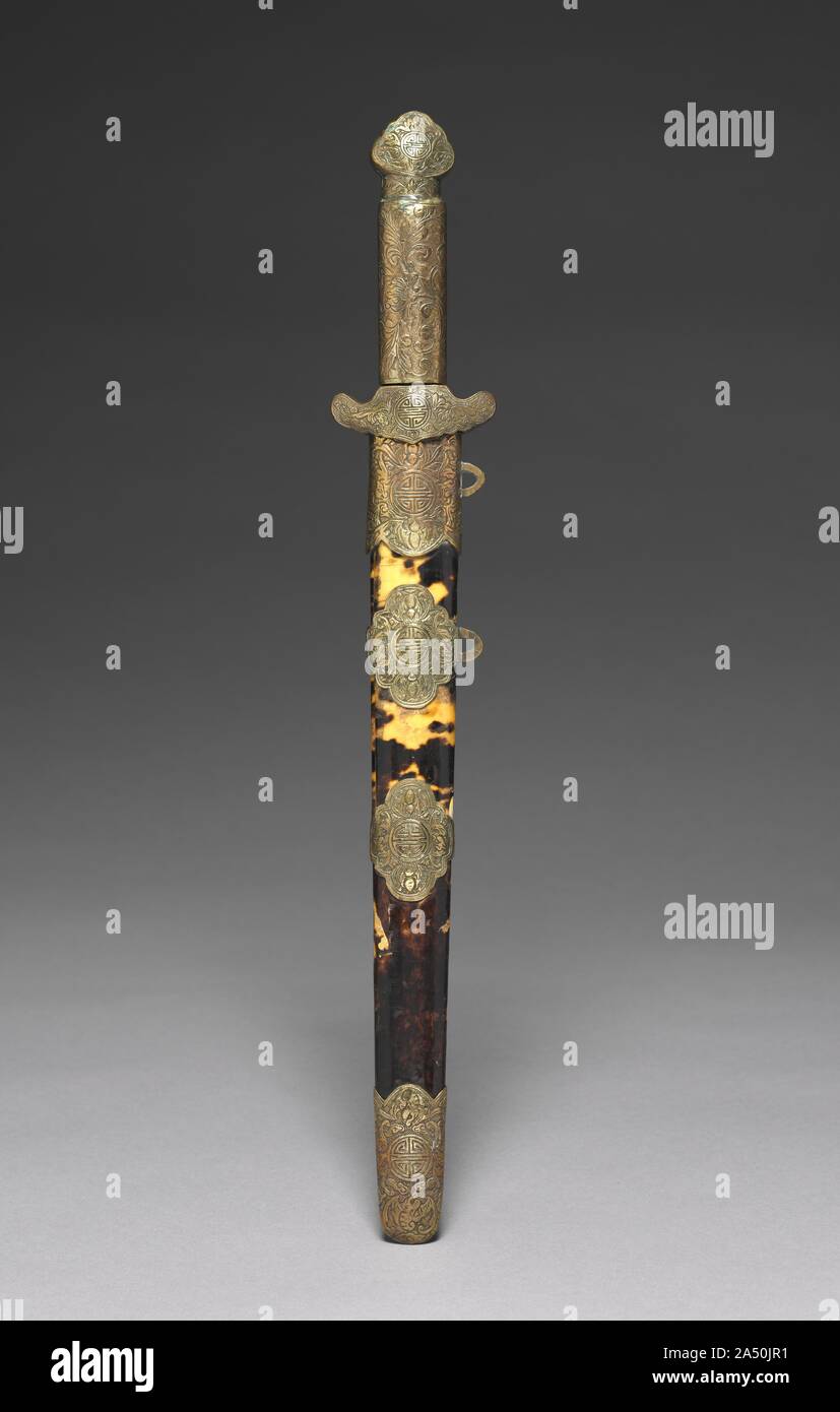 Dagger and Scabbard, 1800s Stock Photo - Alamy