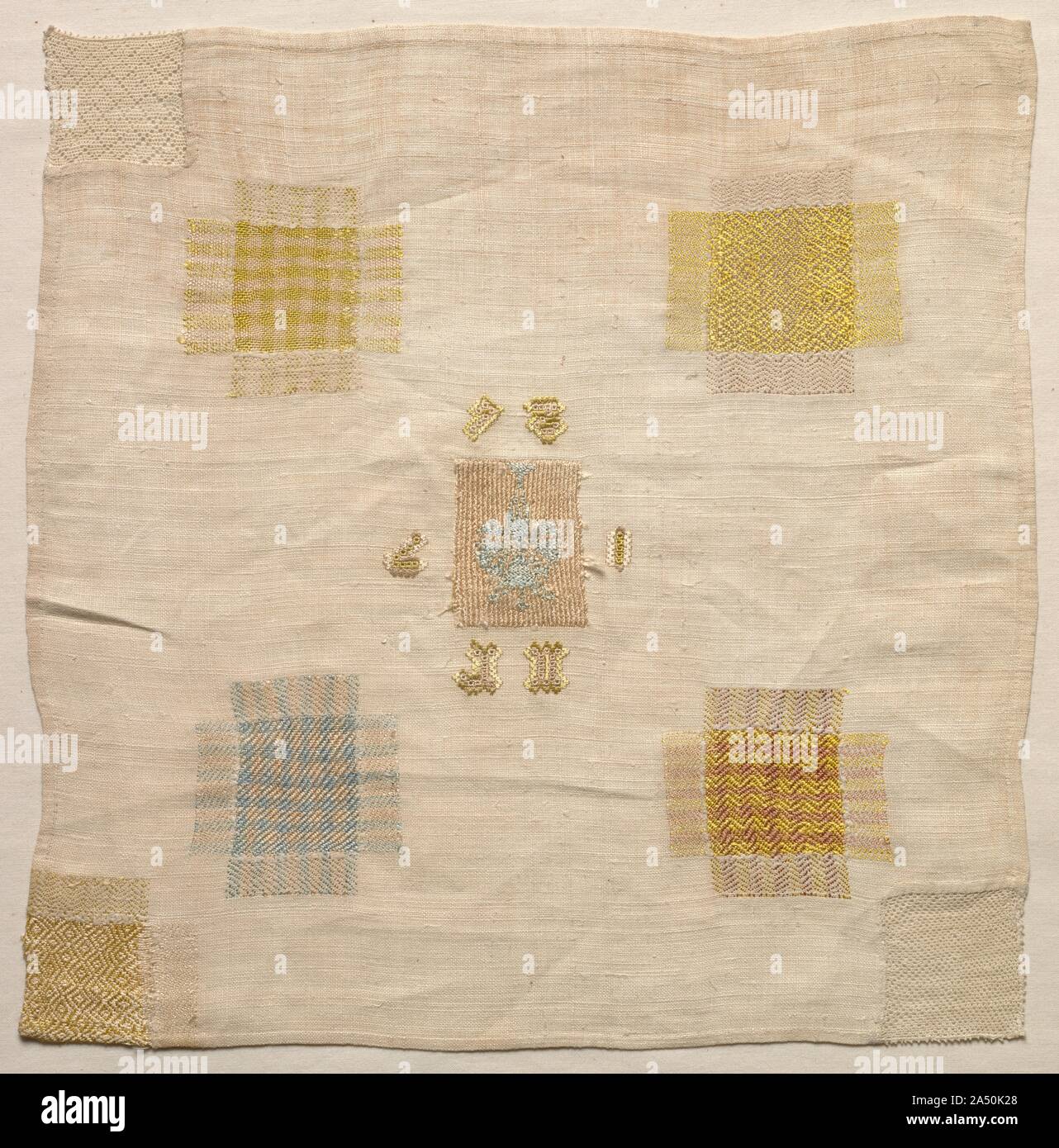 Darning Sampler, 1784 Stock Photo - Alamy