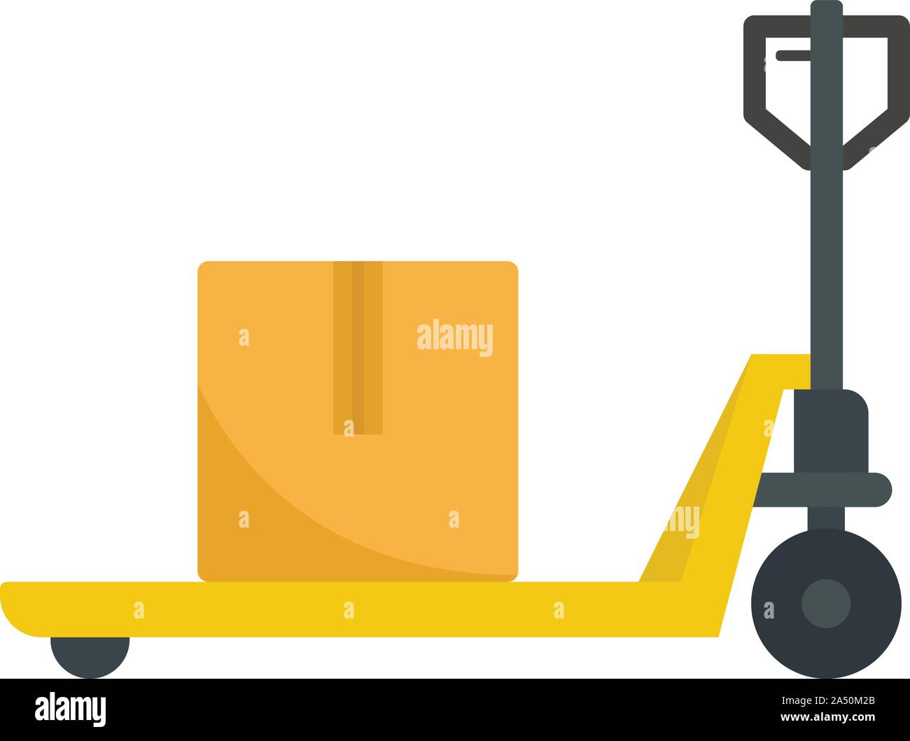 Warehouse lift icon. Flat illustration of warehouse lift vector icon ...