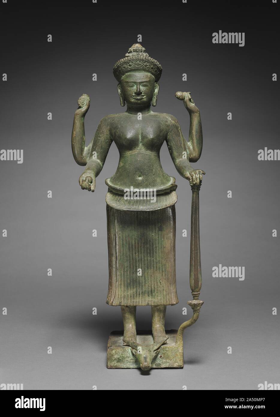 Durga as the Slayer of the Buffalo Demon, 900s. This depiction of Durga ...