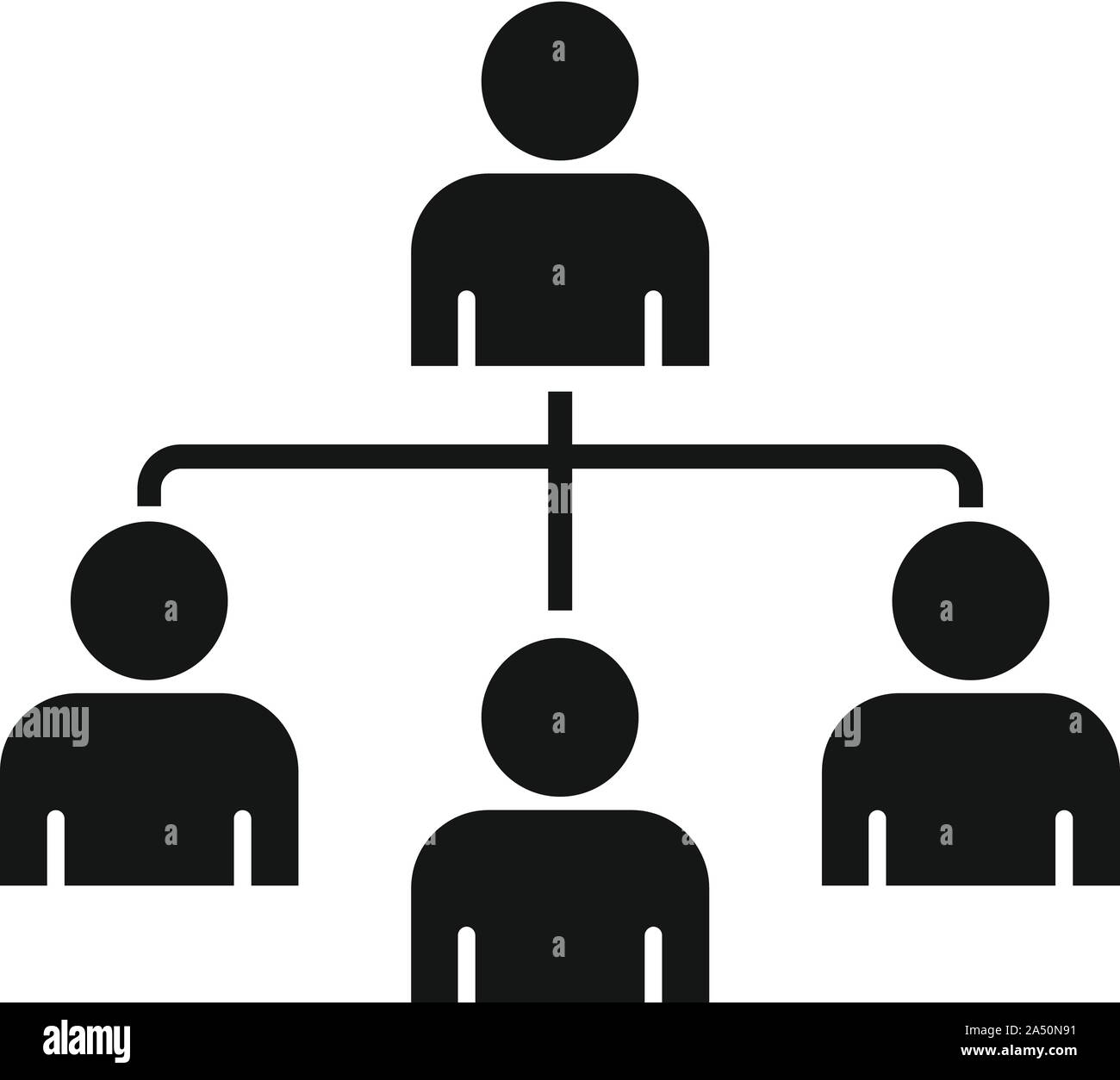 Administrator group icon. Simple illustration of administrator group ...