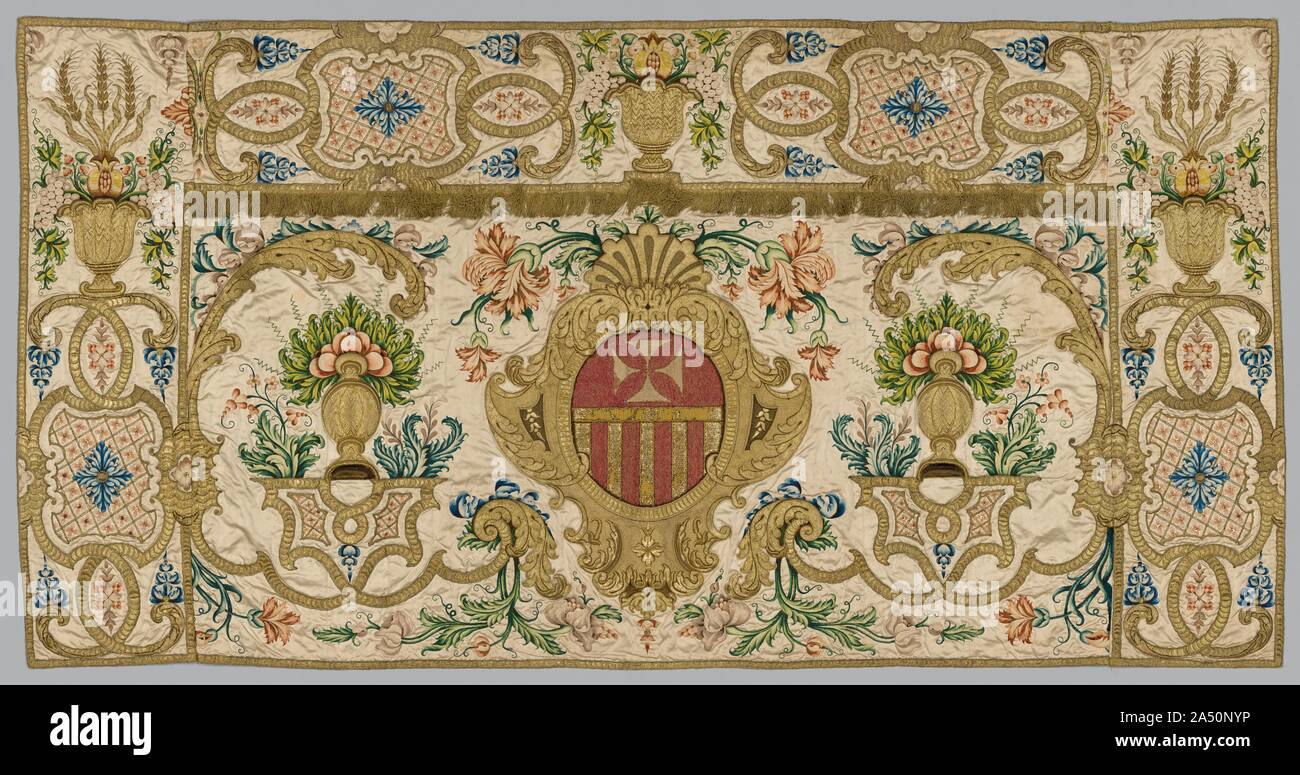 Embroidered Front of an Altar, 1600s - 1700s. This spectacular cloth ...
