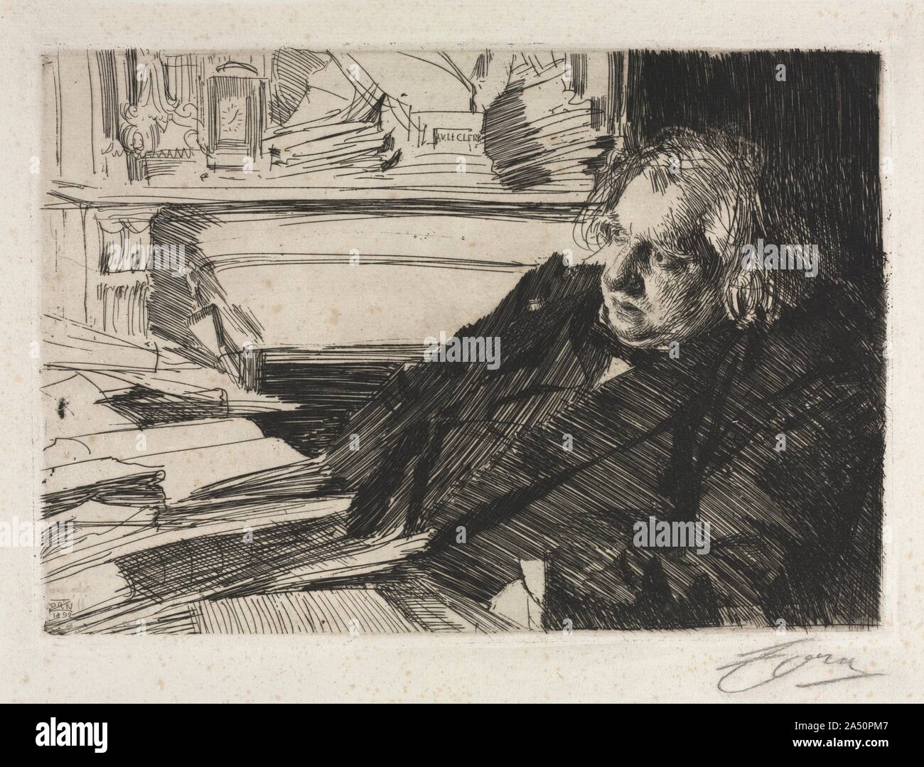 Ernest Renan, 1892 Stock Photo - Alamy