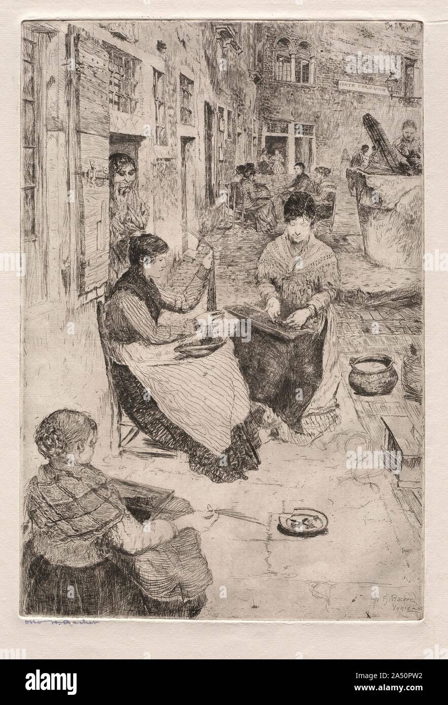 The bead stringers of venice hi-res stock photography and images - Alamy