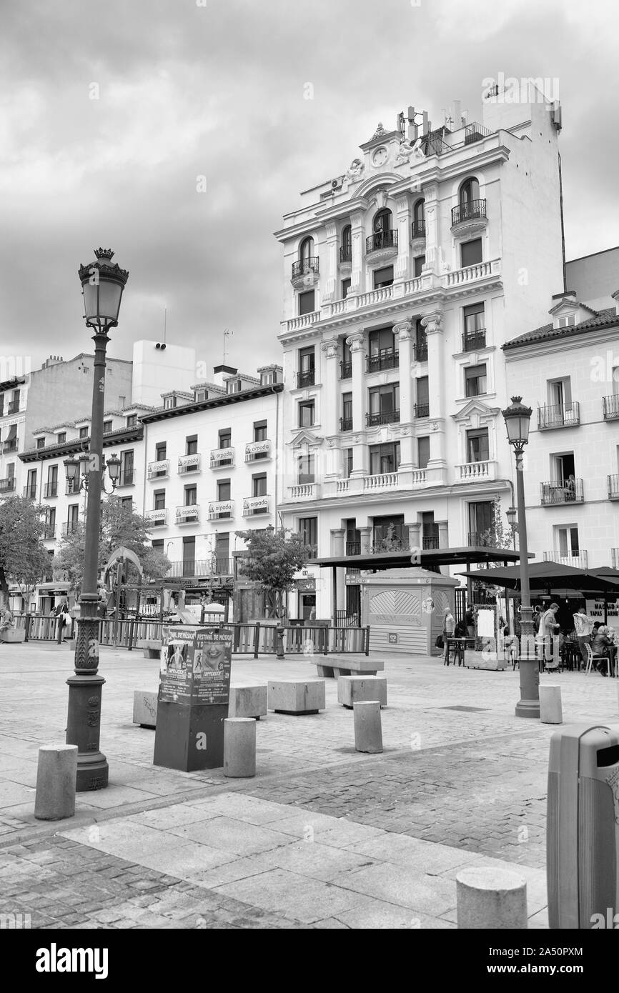 Plaza de Santa Ana in Madrid. Spain Stock Photo - Alamy