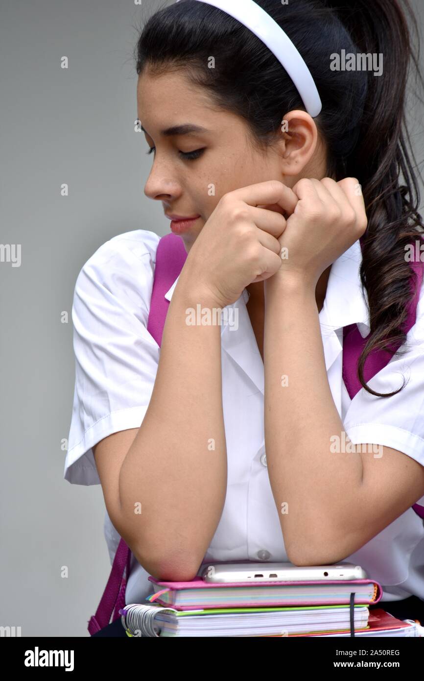 Female Student Portrait Stock Photo - Alamy