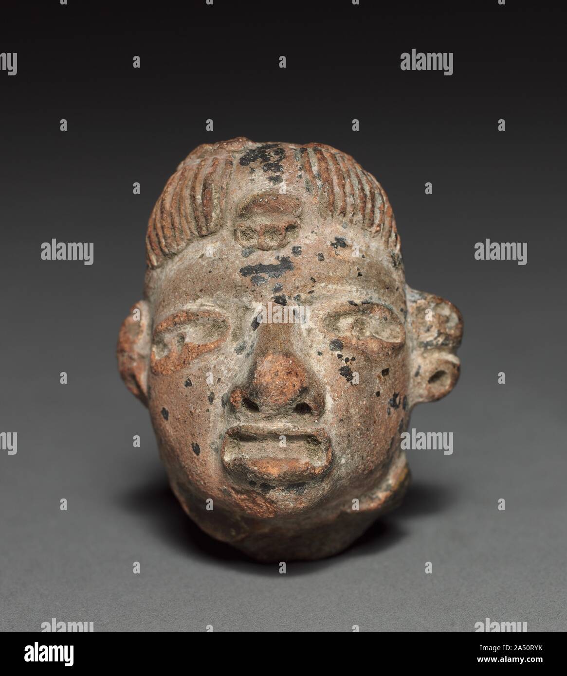 Figurine Head, 100 BC - 300 Stock Photo - Alamy