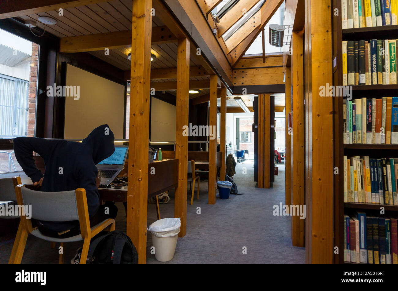 Students Library Campus Education at Cambridge University Stock Photo ...