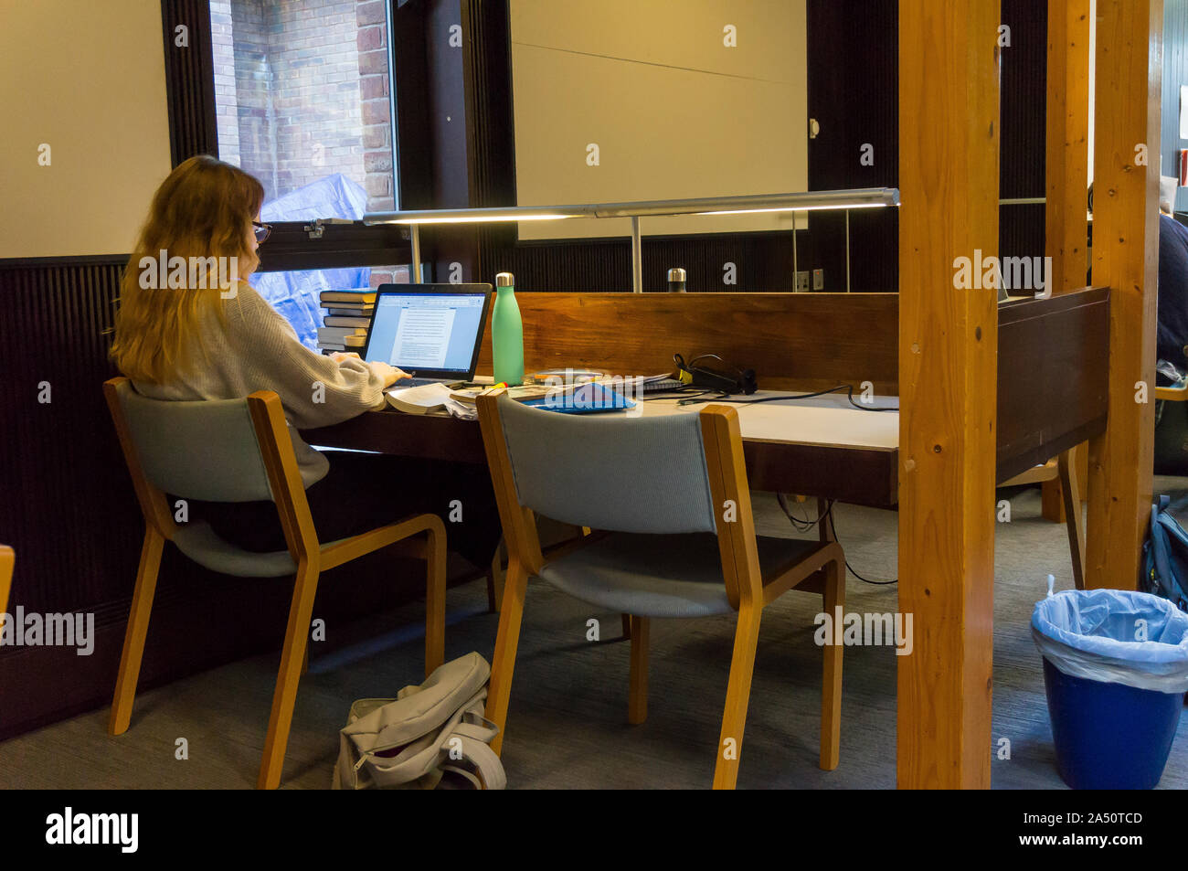 Students Library Campus Education at Cambridge University Stock Photo ...