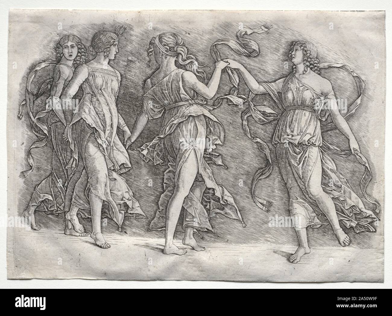 Four Dancing Muses, c. 1497 Stock Photo - Alamy