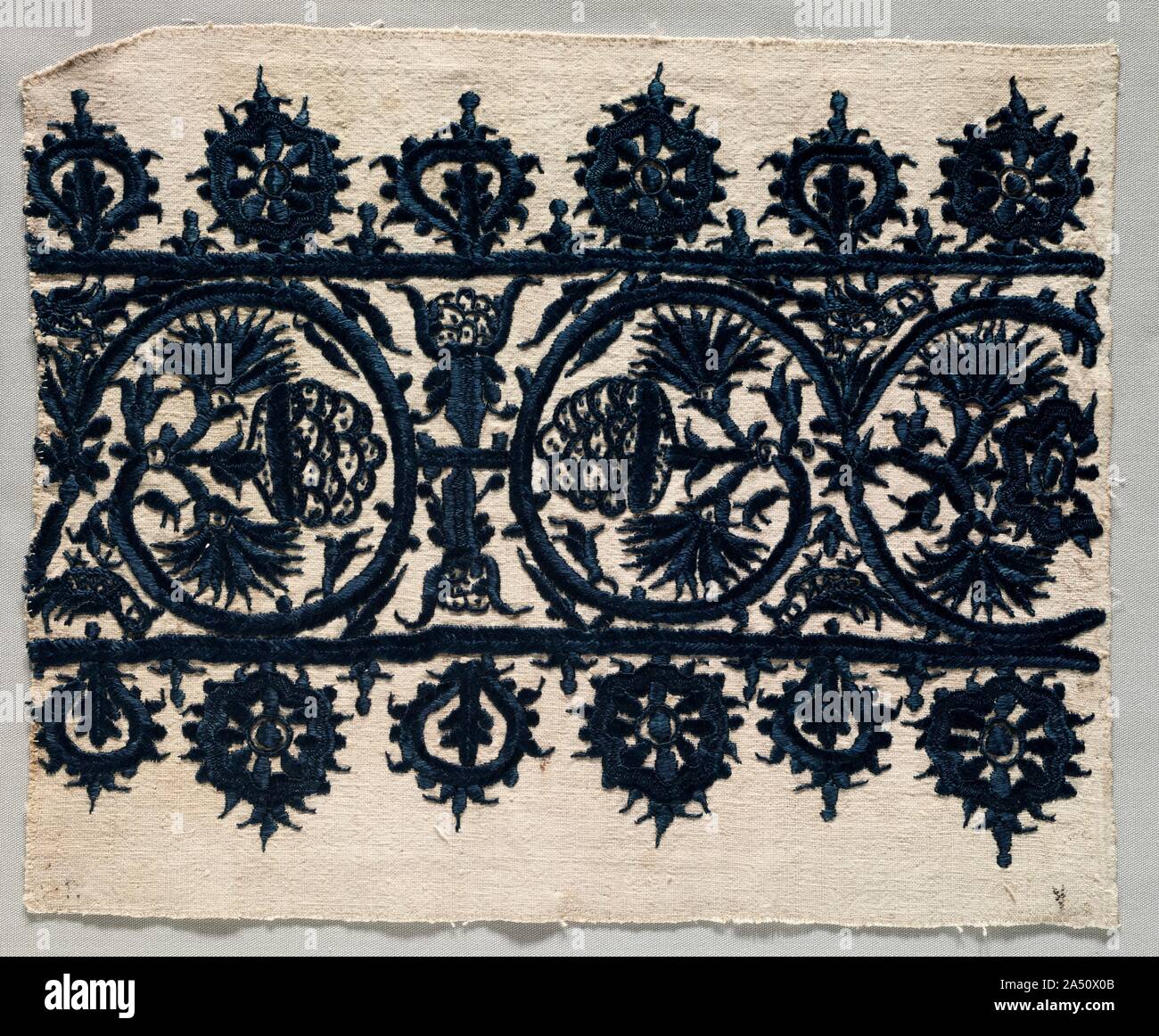 Fragment of a Skirt Border, 1700s Stock Photo - Alamy