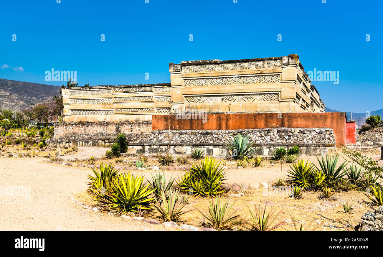 Mitla Archaeological Site in Oaxaca, Mexico Stock Photo - Alamy
