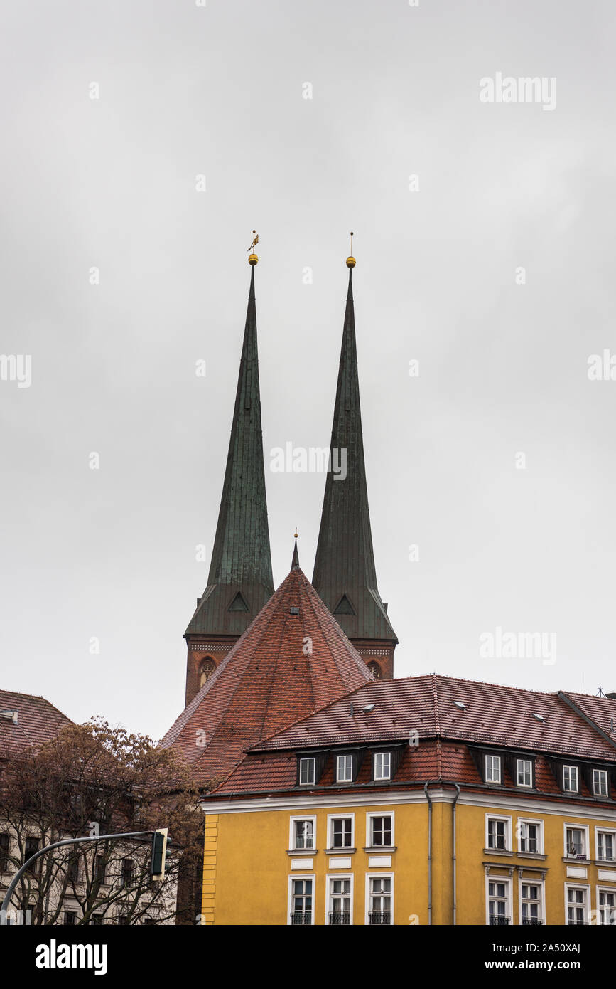 St. Nicholas' Church (Nikolaikirche), the oldest church in Berlin,the ...