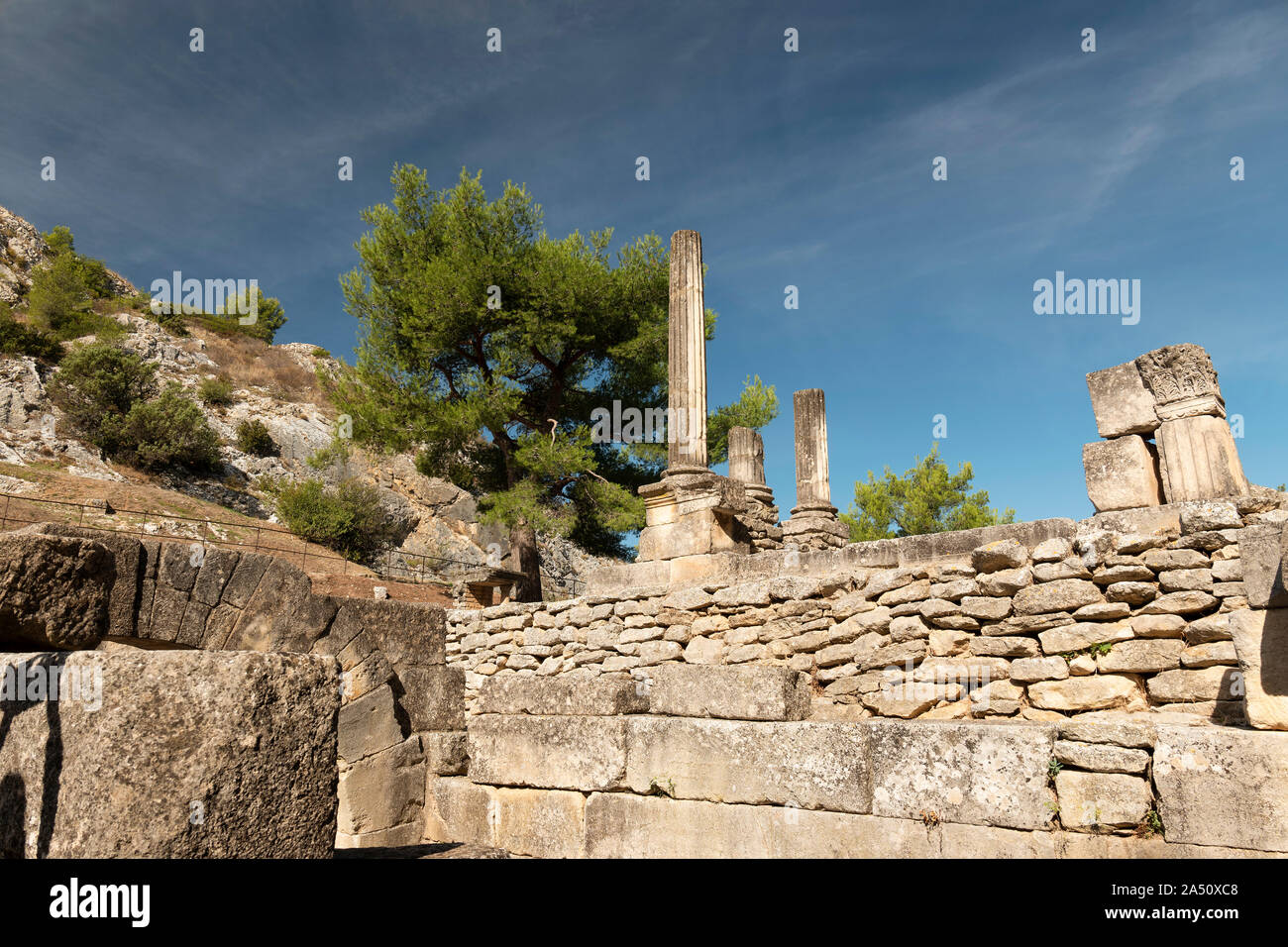 The Roman ruins of Glanum, San Remy, Provence, France Stock Photo - Alamy