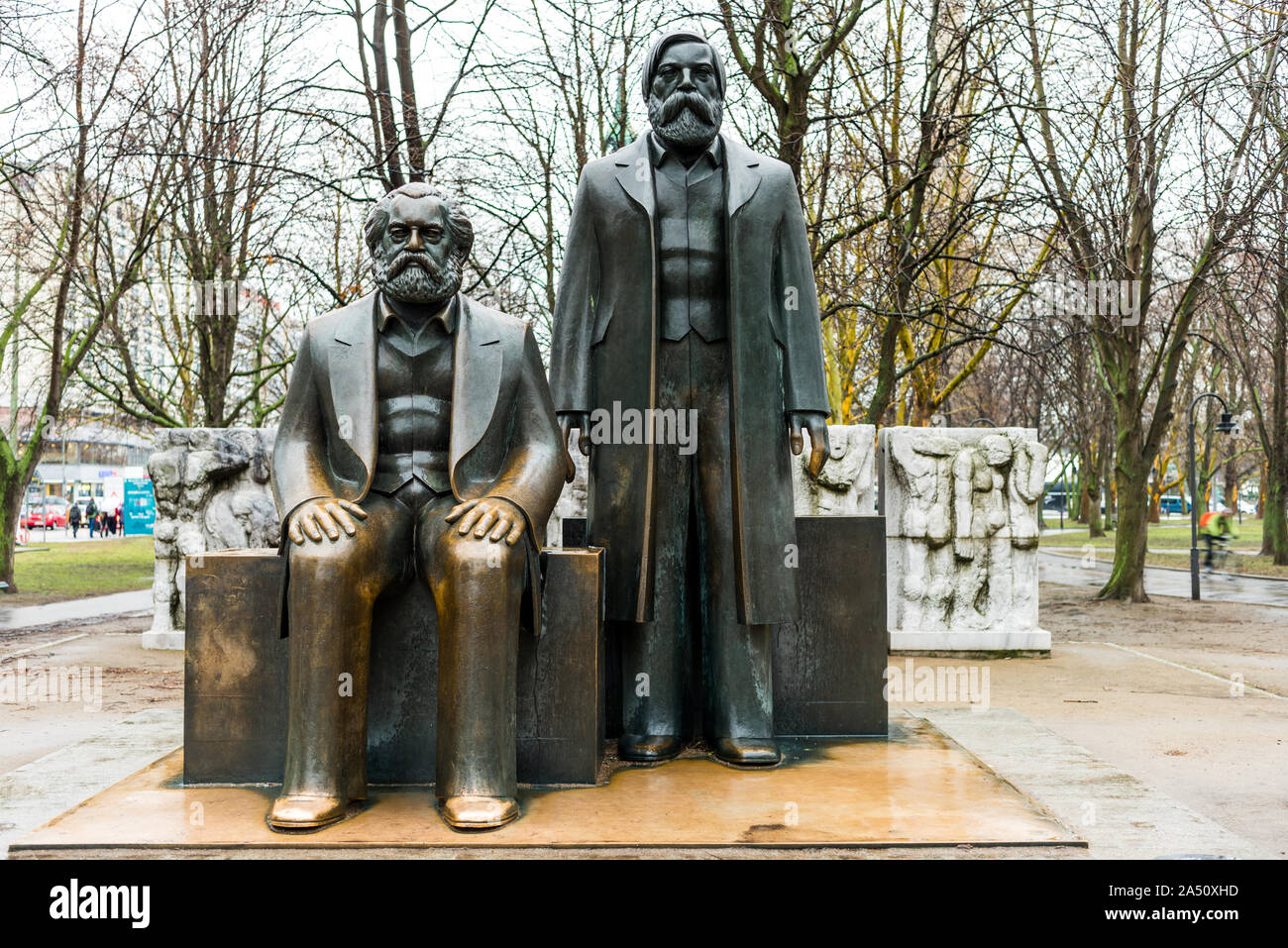 Marx engels statue alexanderplatz hi-res stock photography and images ...