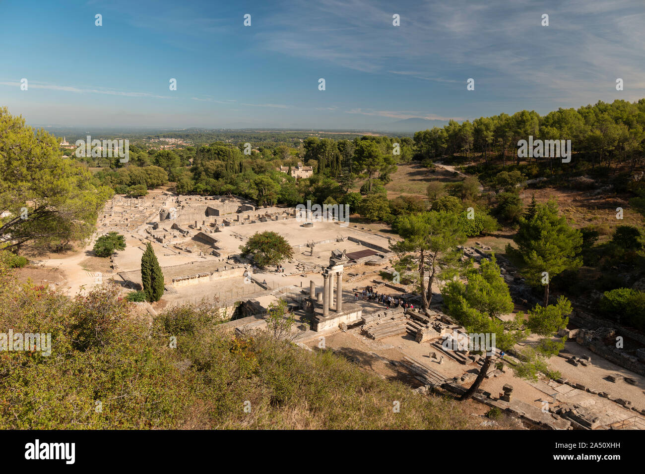 The Roman ruins of Glanum, San Remy, Provence, France Stock Photo - Alamy
