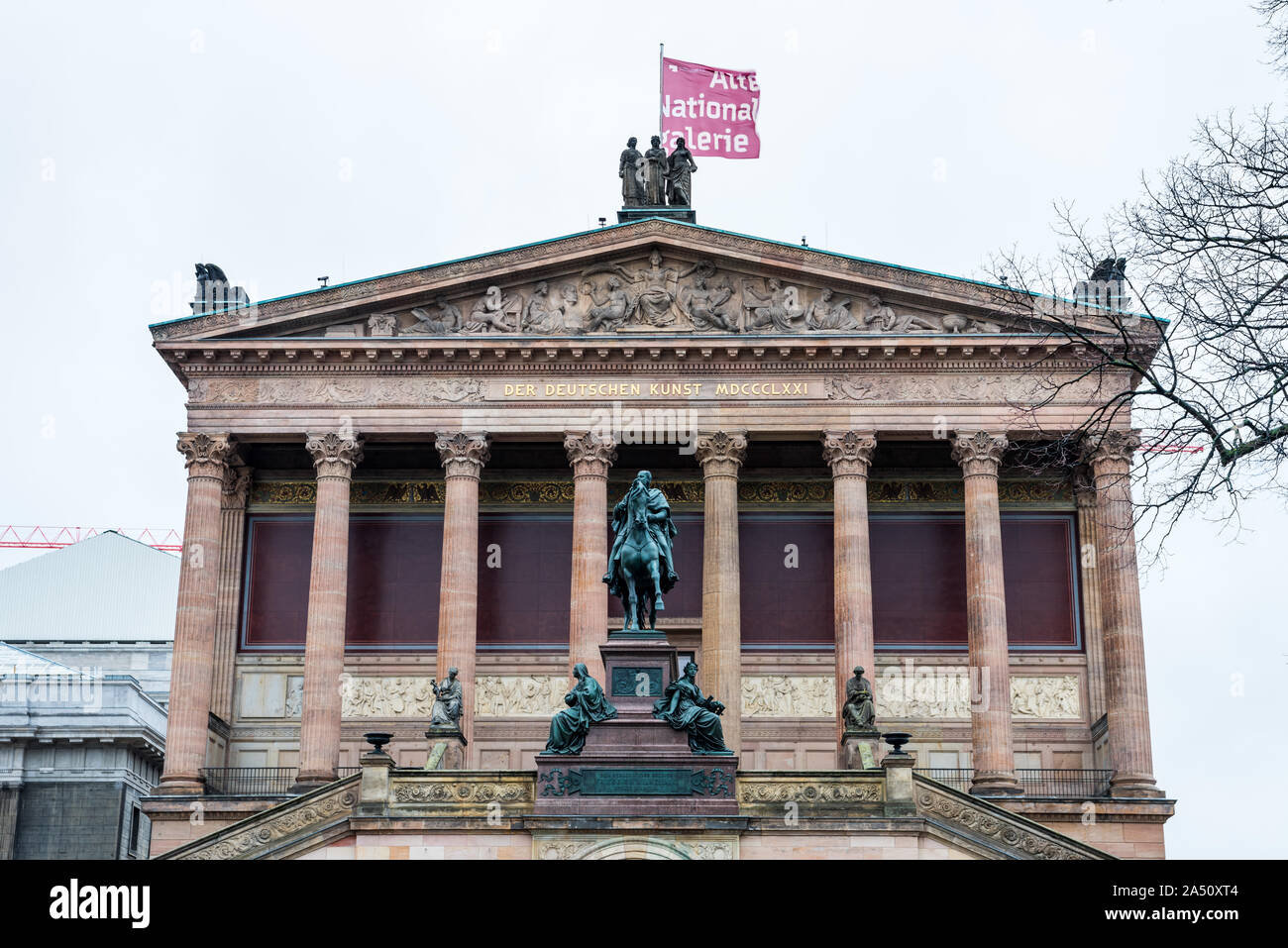 Main building of Karl Friedrich Schinkel’s Altes Museum, one of the ...