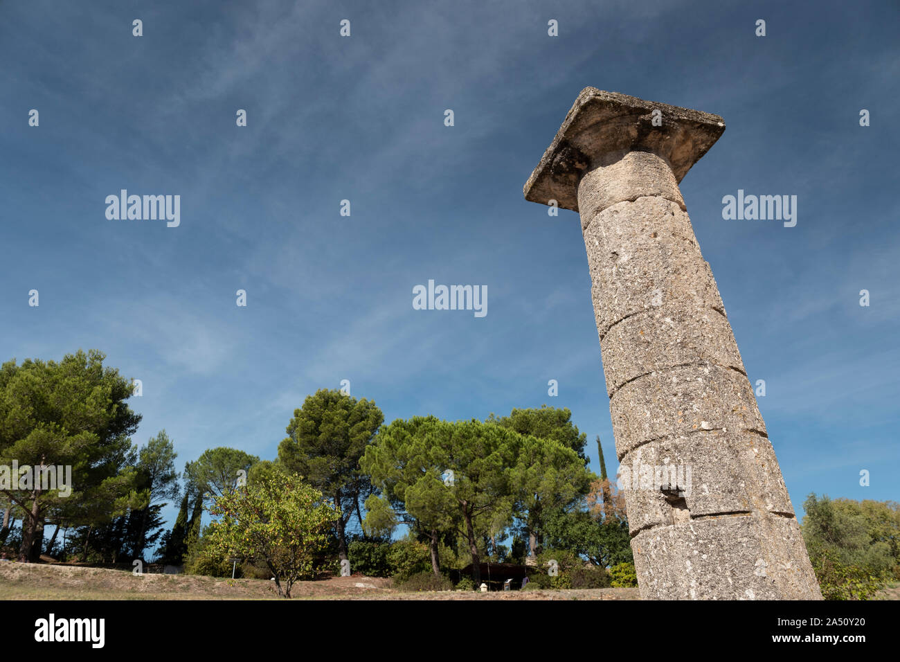 The Roman ruins of Glanum, San Remy, Provence, France Stock Photo - Alamy