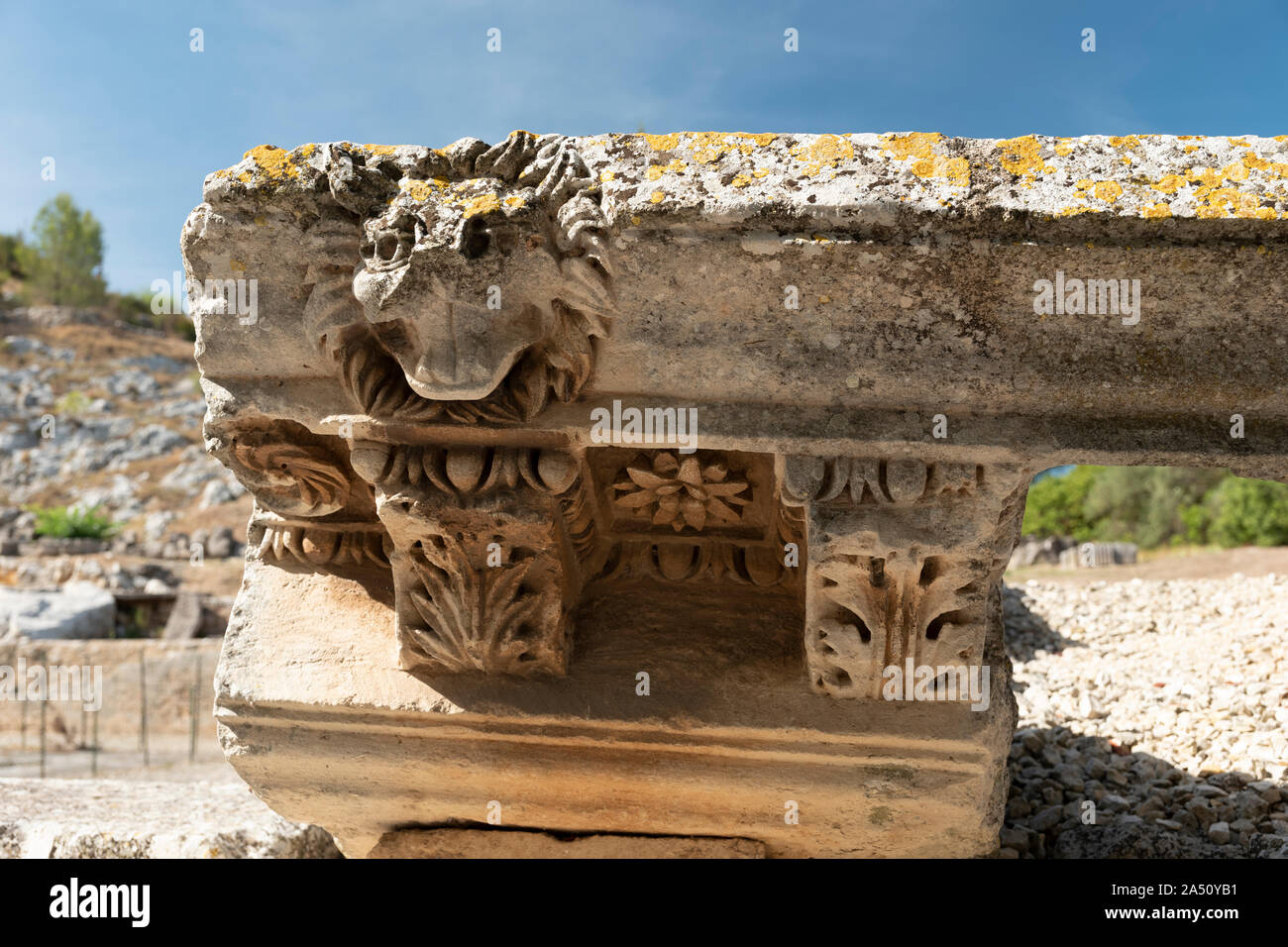 The Roman ruins of Glanum, San Remy, Provence, France Stock Photo - Alamy