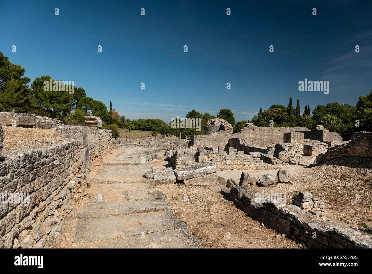 The Roman ruins of Glanum, San Remy, Provence, France Stock Photo - Alamy