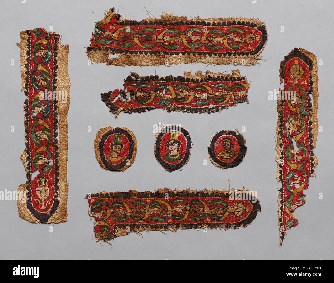 Fragments from a Tunic, 500s - 1500s Stock Photo - Alamy