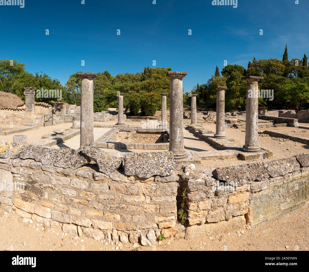 The House of the Antae situated in the Roman ruins of Glanum, San Remy ...