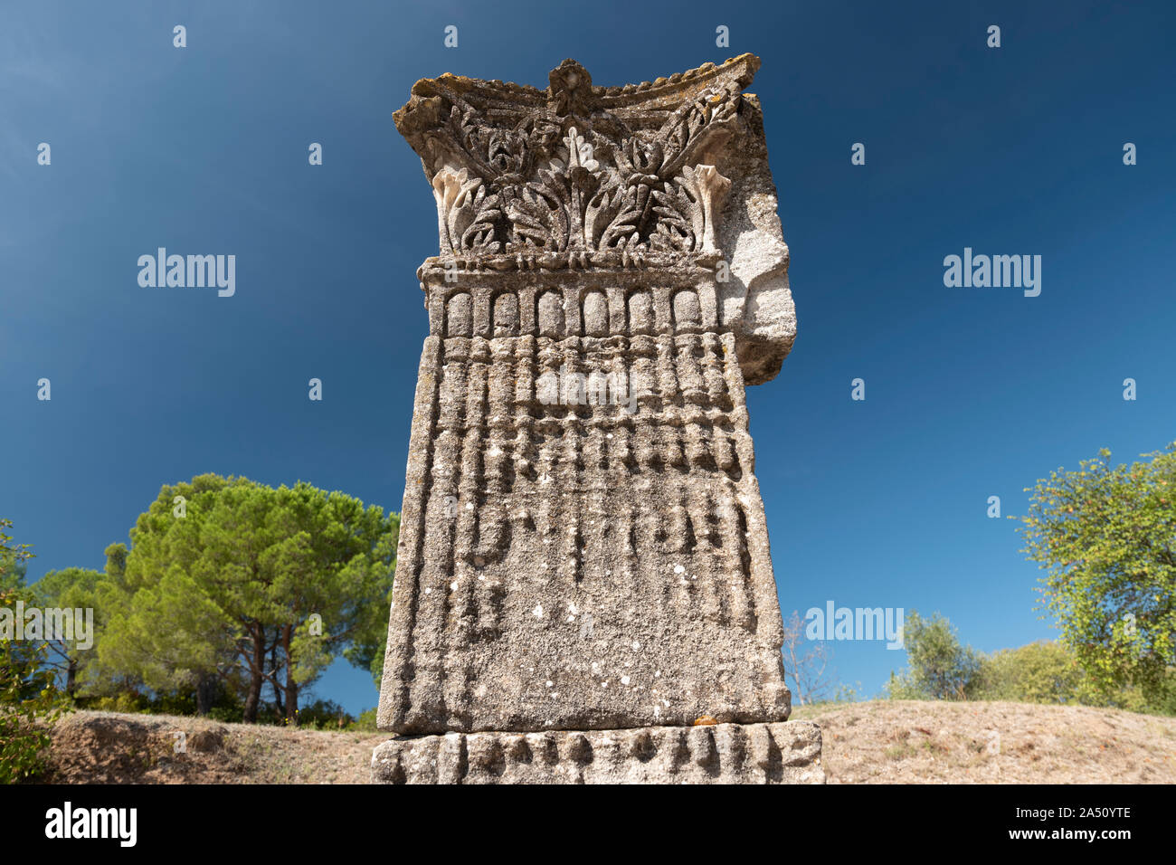 The Roman ruins of Glanum, San Remy, Provence, France Stock Photo - Alamy