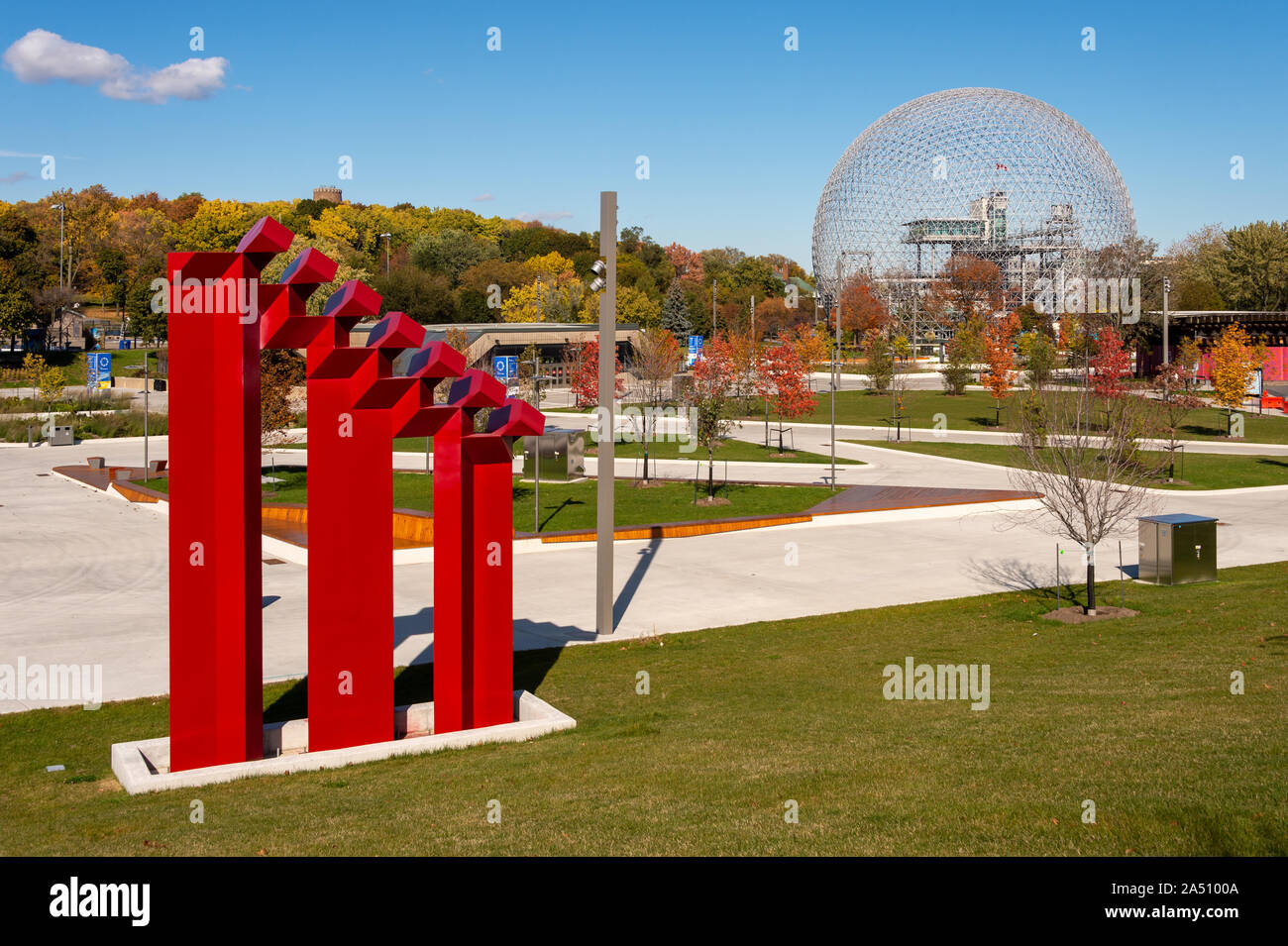 Parc jean drapeau building hi-res stock photography and images - Alamy