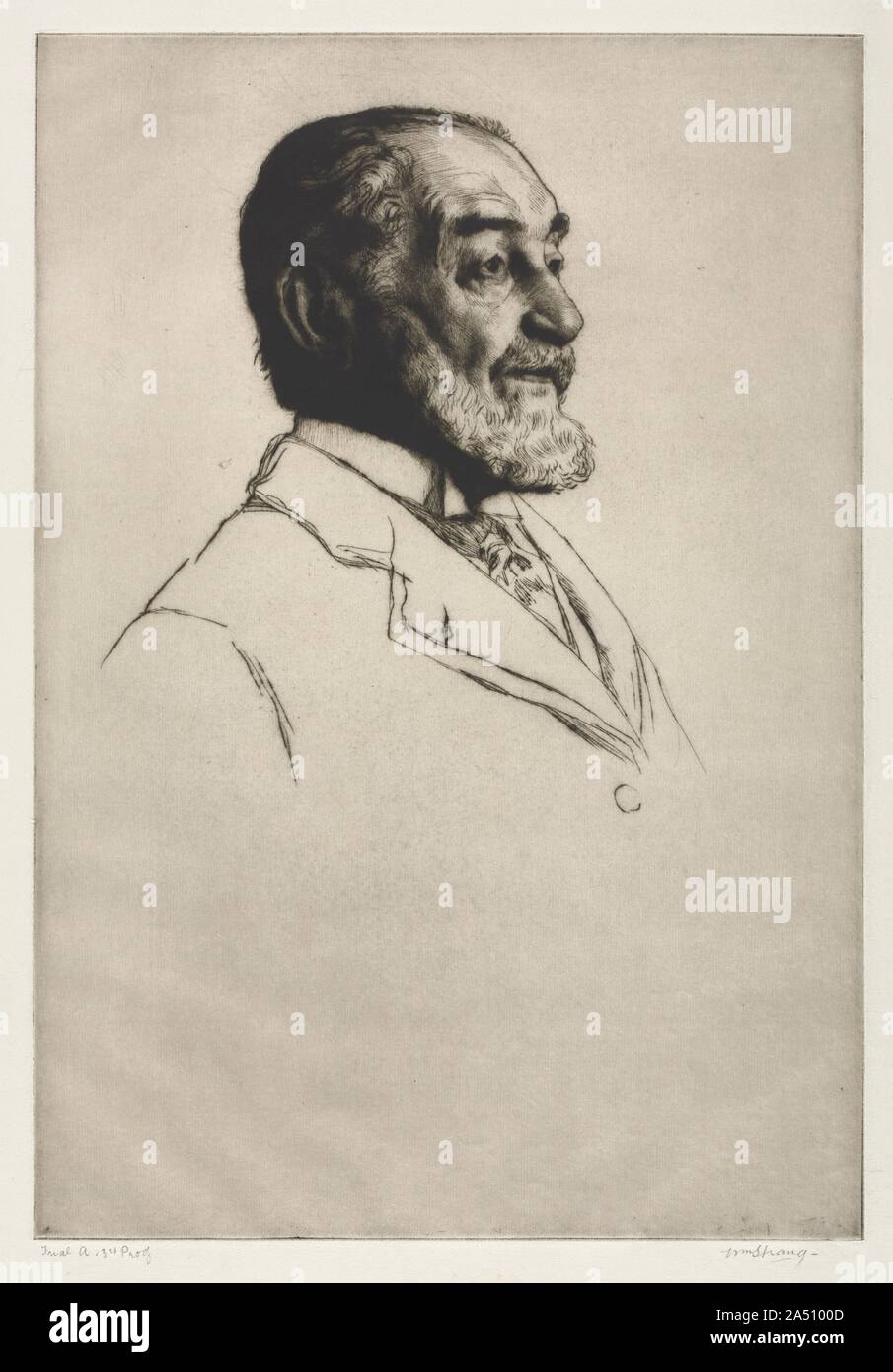 Frederick Harrison, 1914 Stock Photo - Alamy