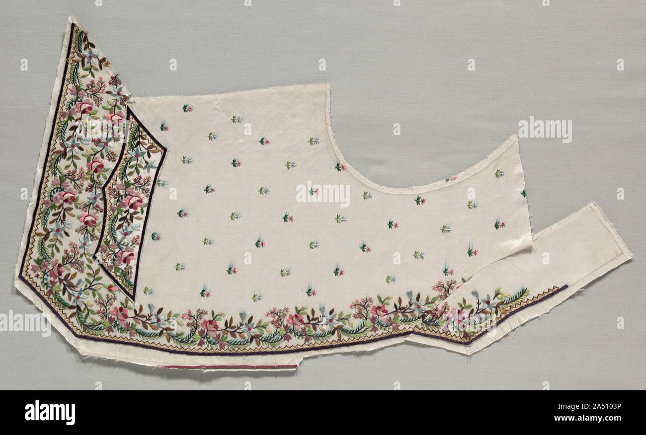 Front Half of a Vest, late 1700s Stock Photo - Alamy