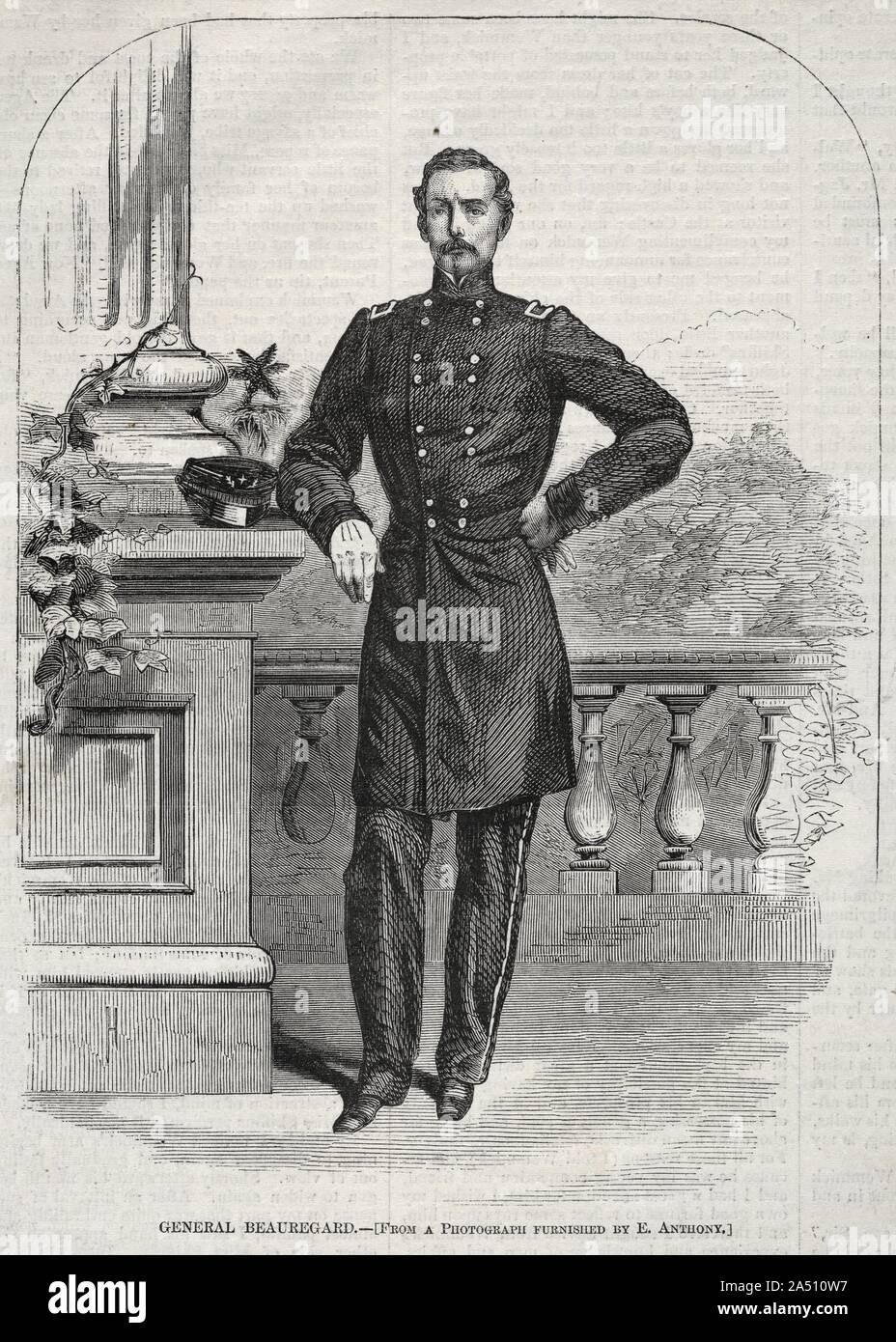 General Beauregard, 1861 Stock Photo - Alamy