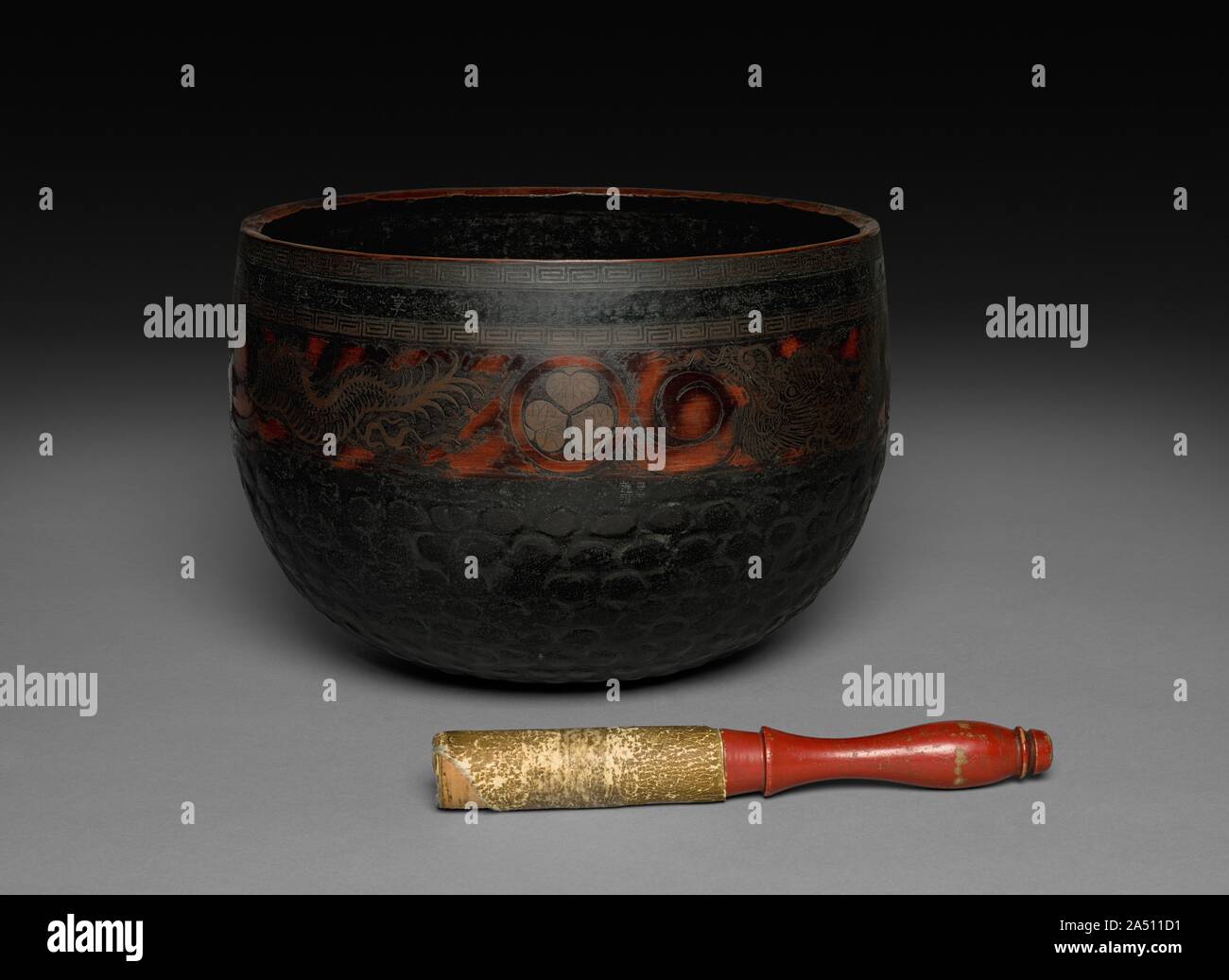 Gong and Gong Beater, 1800s Stock Photo - Alamy