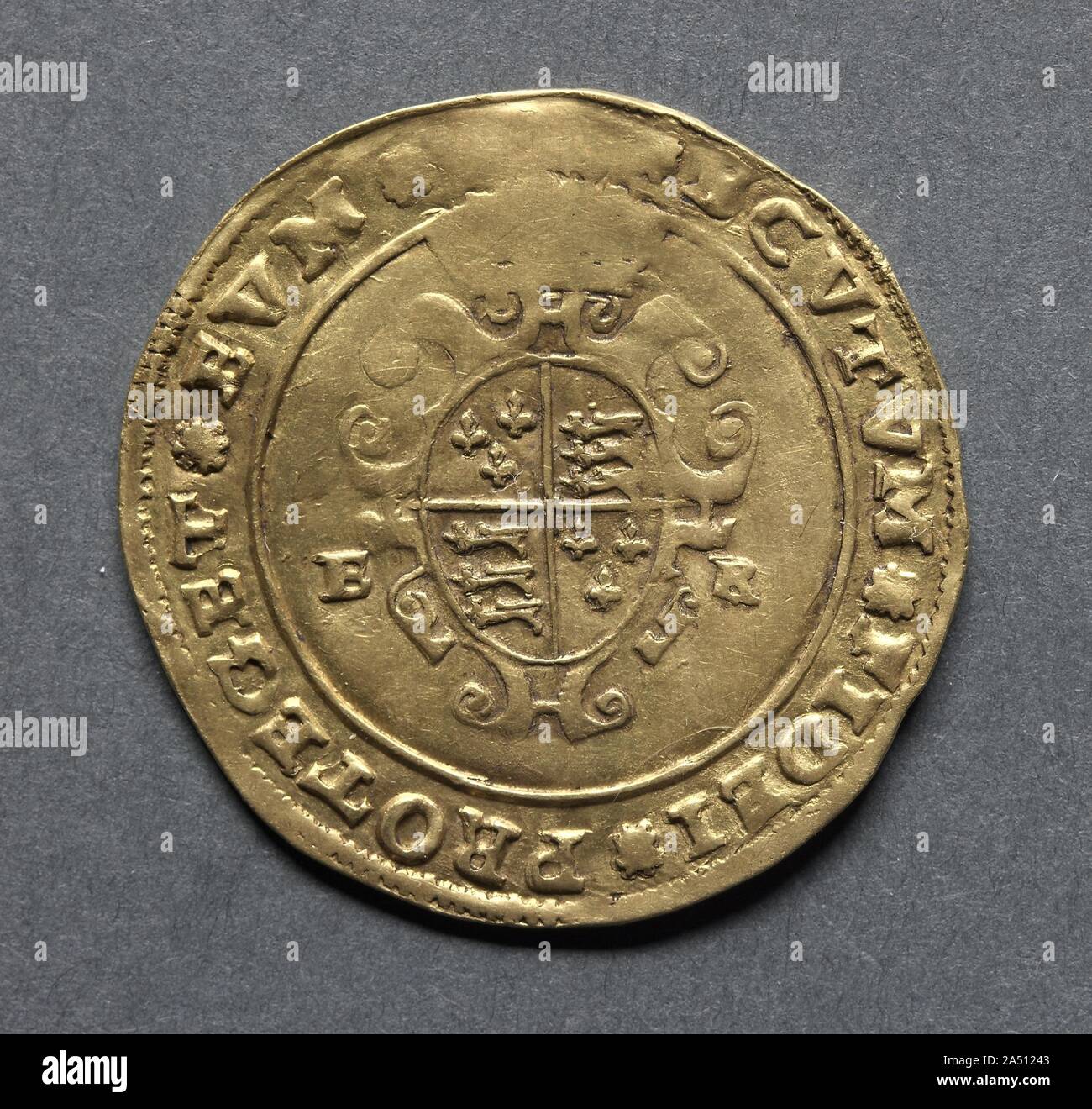 Half Sovereign (reverse), 1549-1550 Stock Photo - Alamy