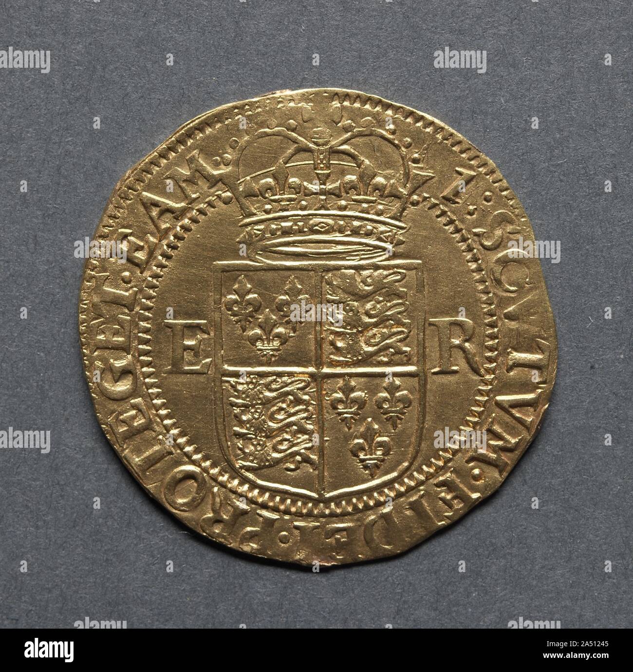 Half Pound (reverse), 1601 Stock Photo - Alamy
