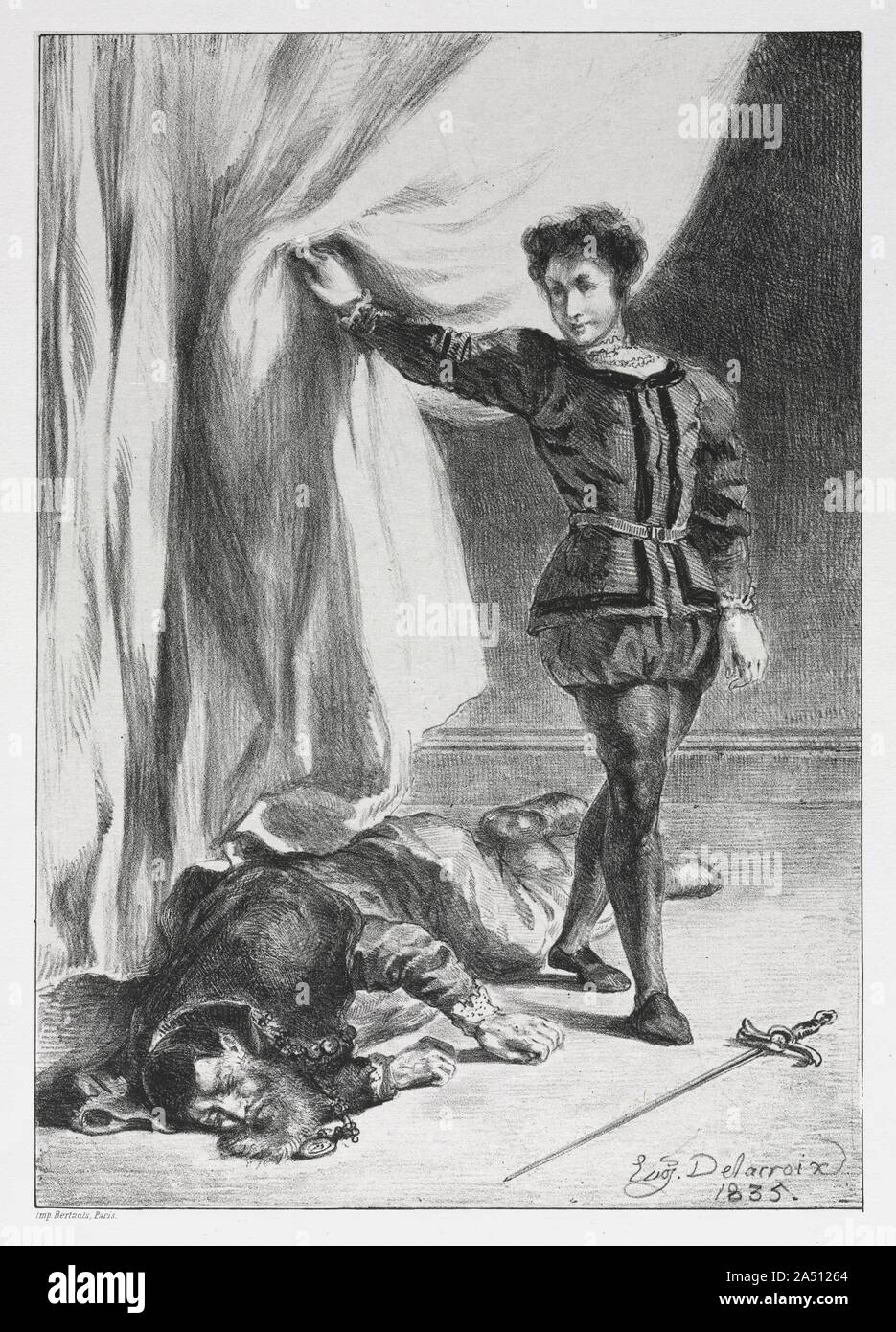 Hamlet and the corpse of polonius hi-res stock photography and images ...