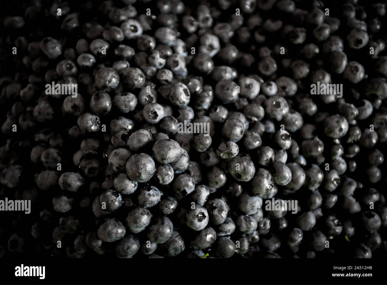 Fresh Bilberries. Texture blueberry berries close up Stock Photo - Alamy