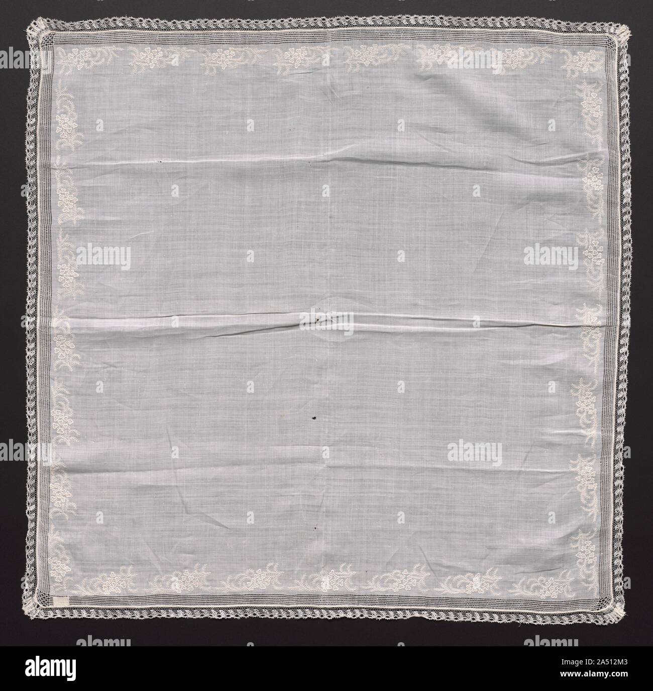Handkerchief, early 1800s Stock Photo - Alamy