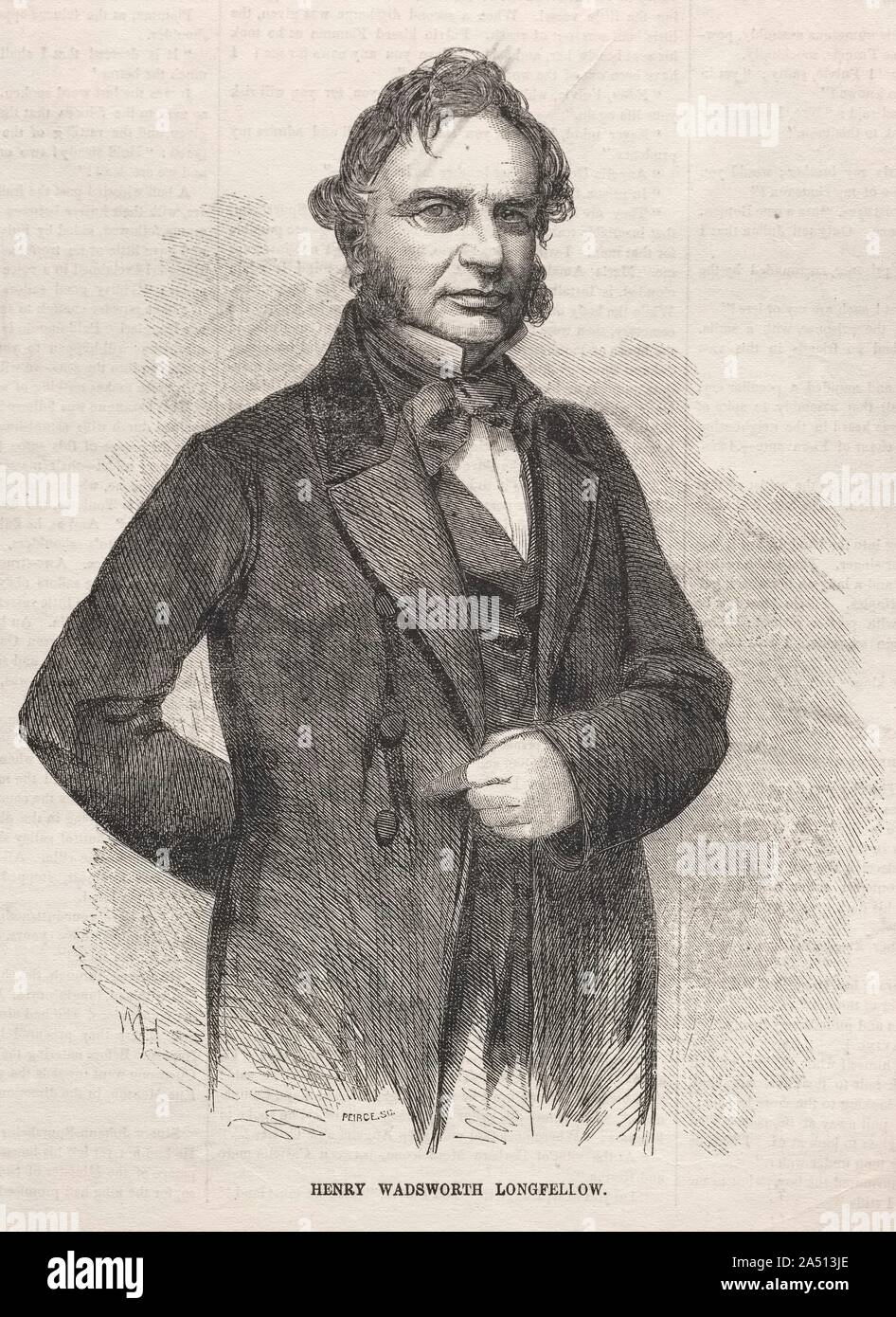 Henry Wadsworth Longfellow, 1858 Stock Photo - Alamy