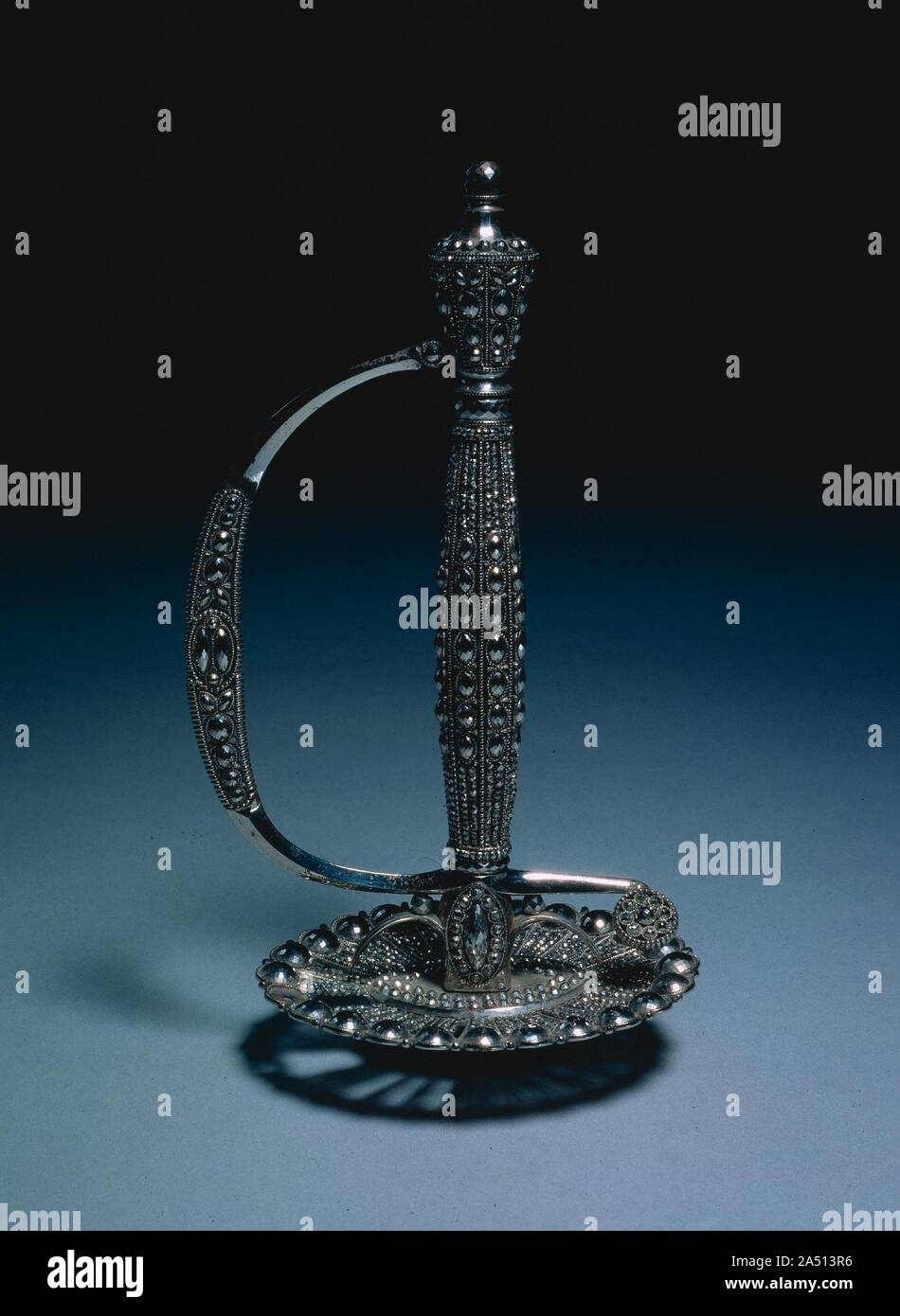 Hilt from a Court Sword, c. 1790-1800. The entire hilt is made of ...