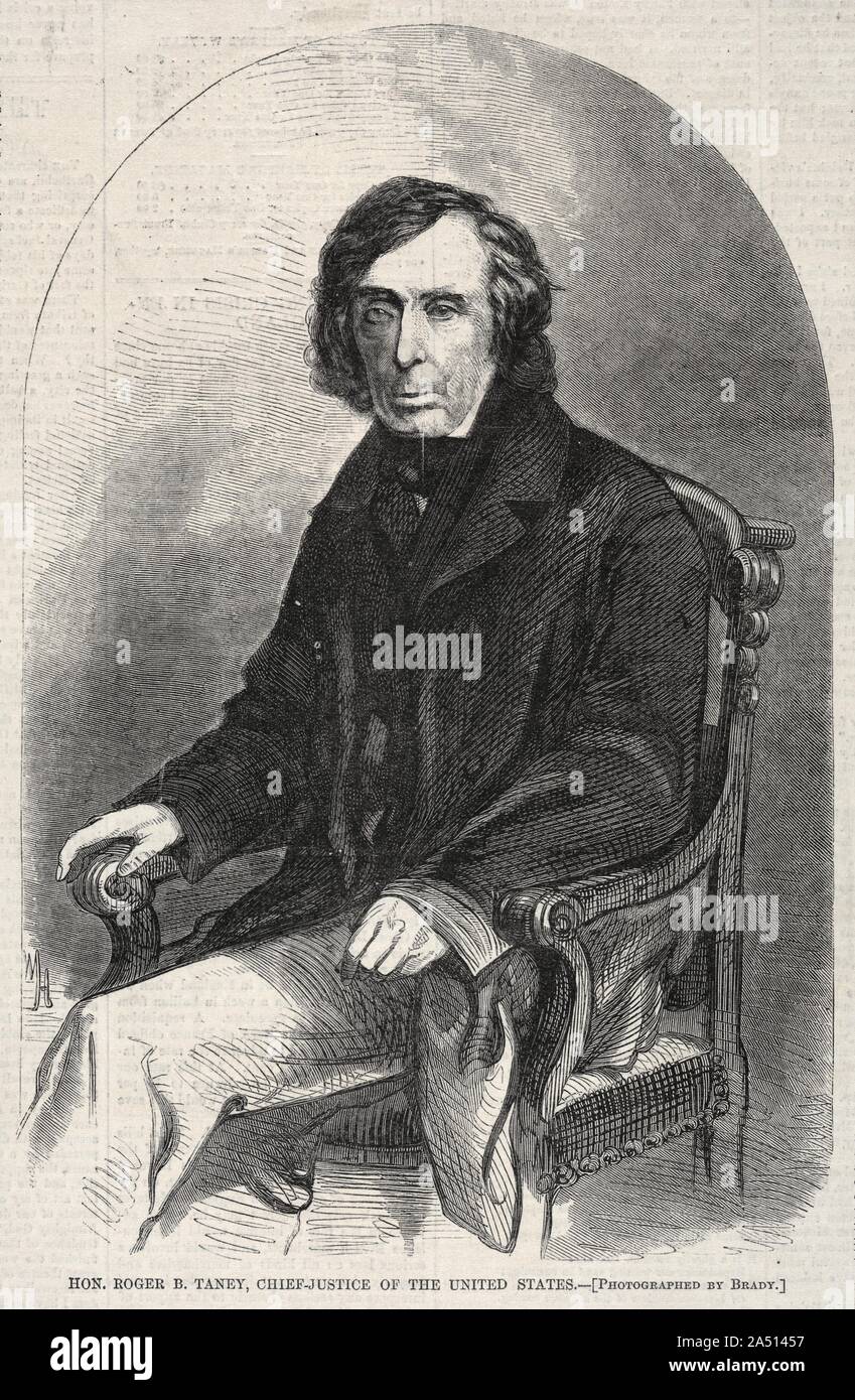 Roger taney chief justice hi-res stock photography and images - Alamy