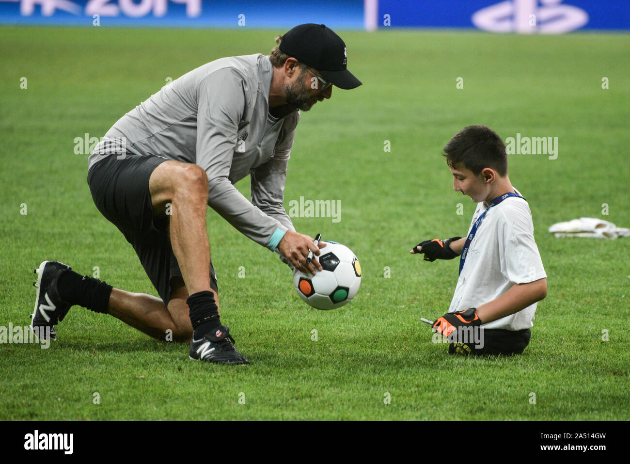 Istanbul, Turkey - August 13, 2019: Jurgen Klopp a manager (head coach ...