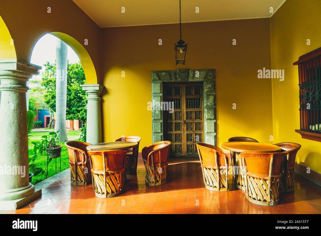 Old buinding in a Colonial city Oaxaca, Mexico Stock Photo - Alamy