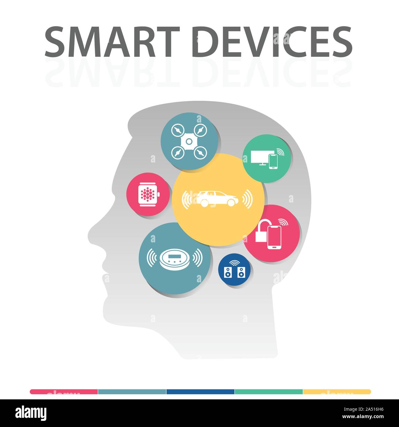 Smart Devices Infographics vector design. Timeline concept include ...