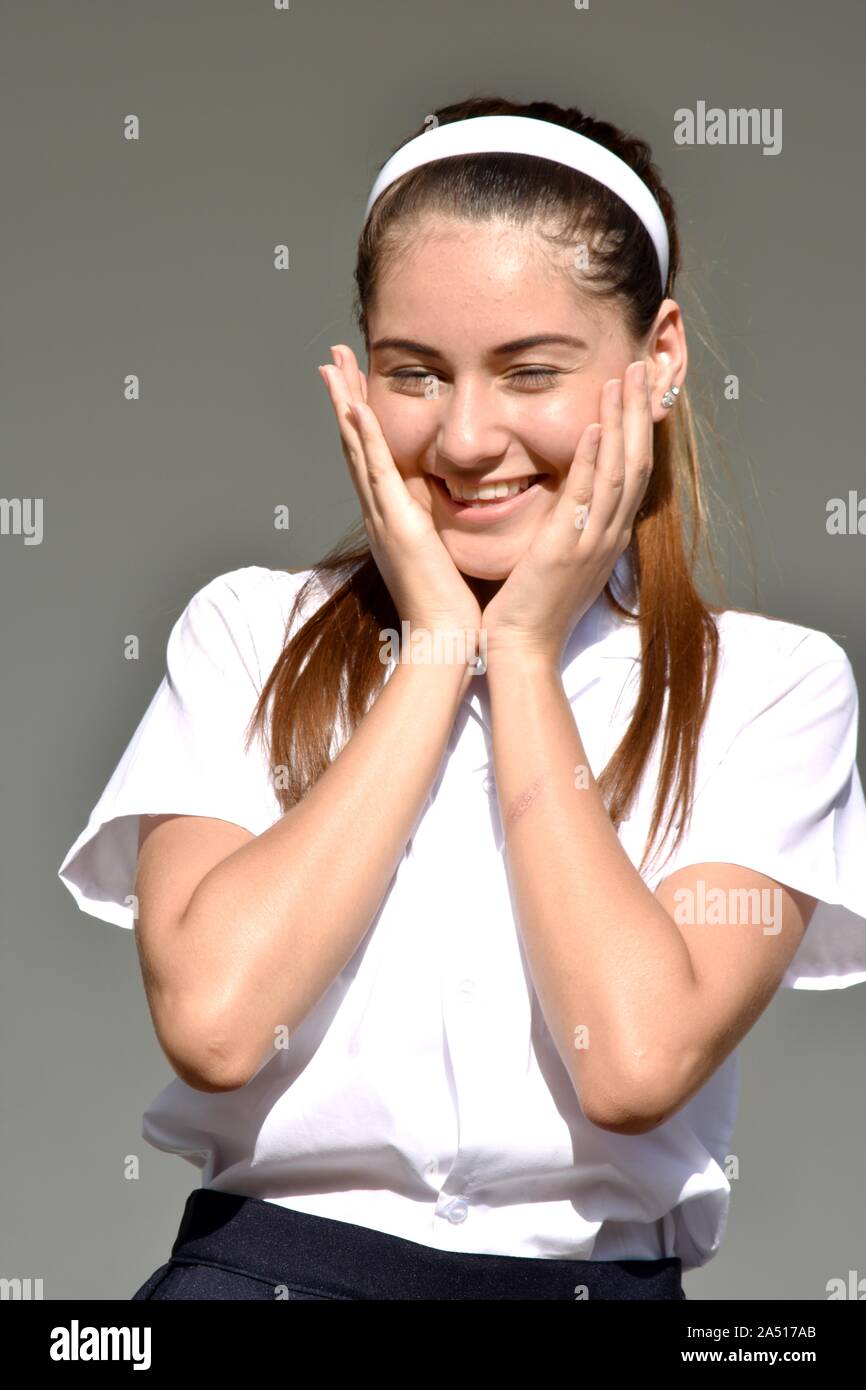 Beautiful Cute Colombian Youngster Stock Photo - Alamy