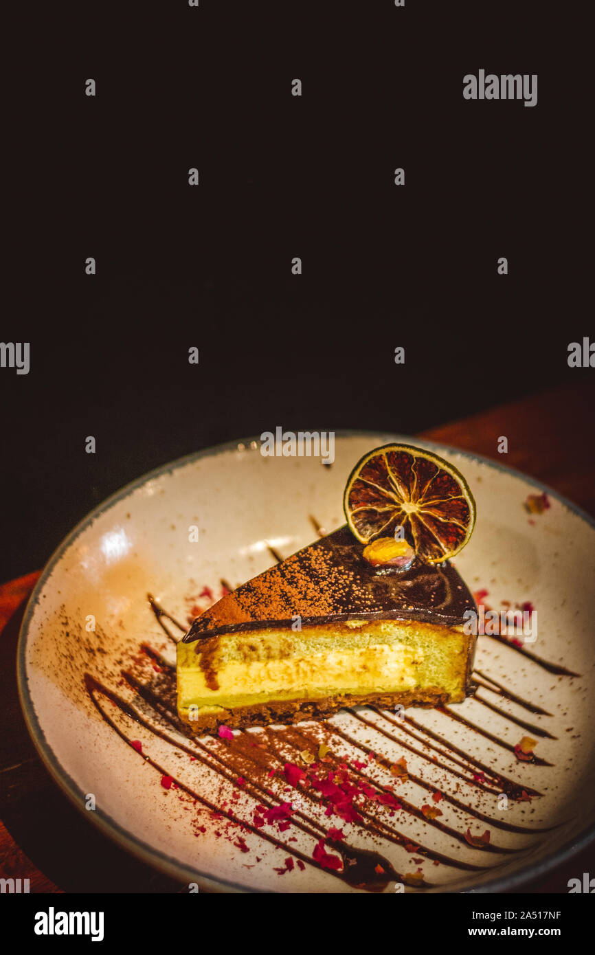 Pistachio & Yuzu Feuilletine Cake A springtime delight; light and zesty ...