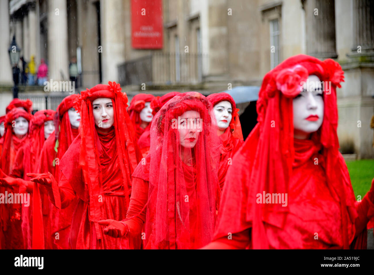London, UK. 17th October 2019. Despite a city-wide ban on protests ...