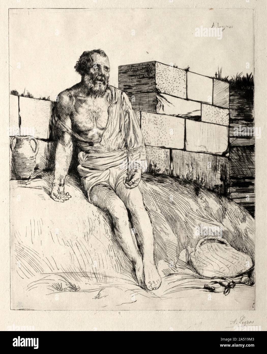 Job (First Plate Stock Photo - Alamy