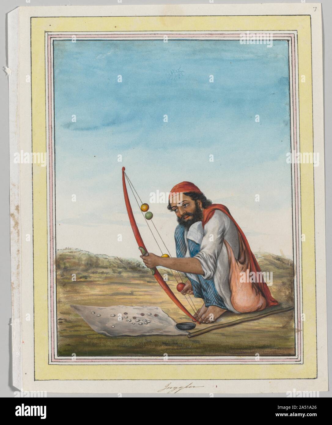 Juggler, c. 1840 Stock Photo - Alamy