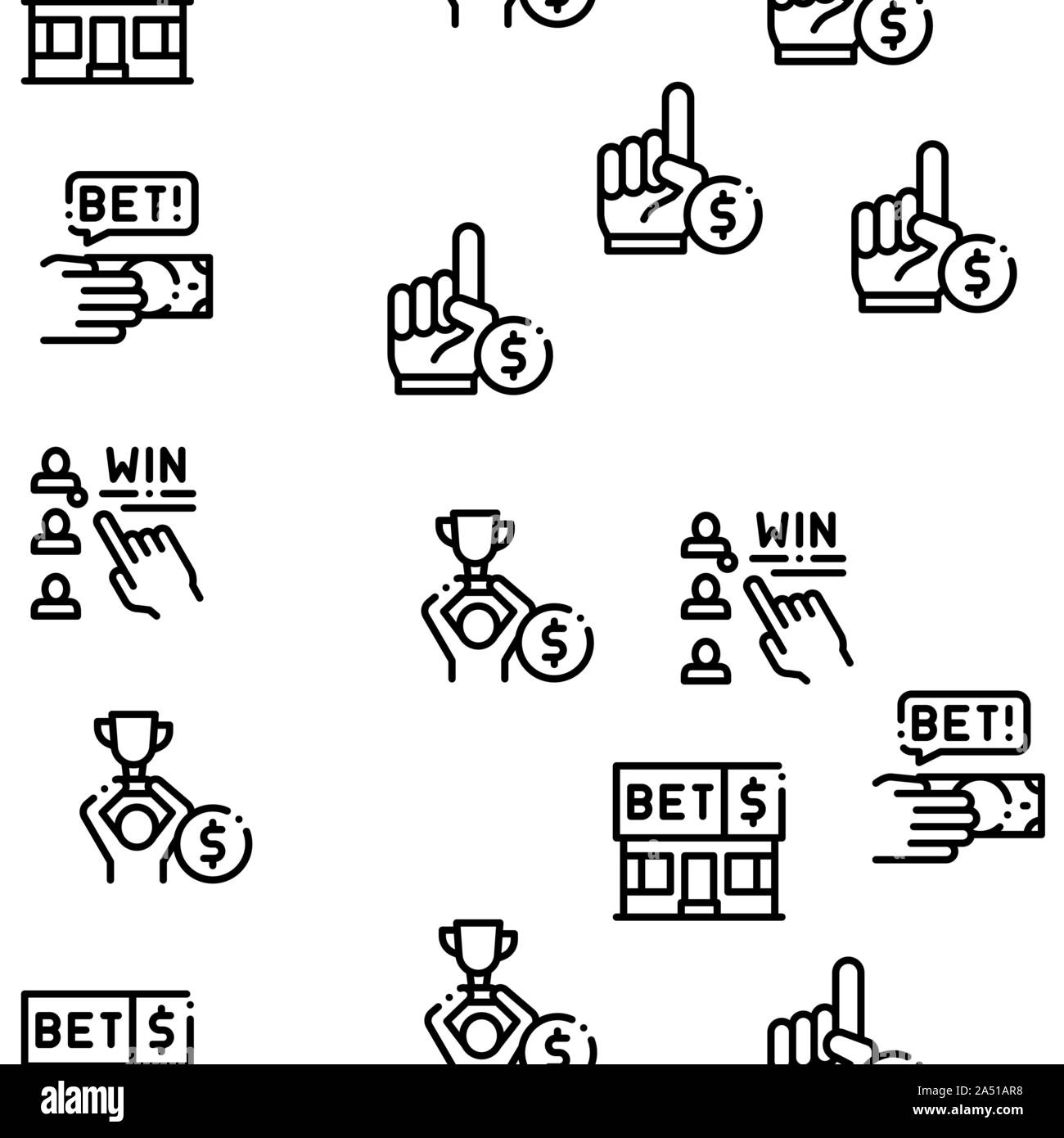 Poker seamless texture Black and White Stock Photos & Images - Alamy